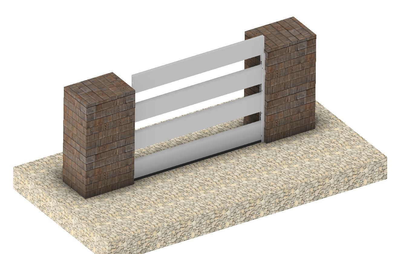 Demountable Flood Barriers 3D model 3D printable | CGTrader