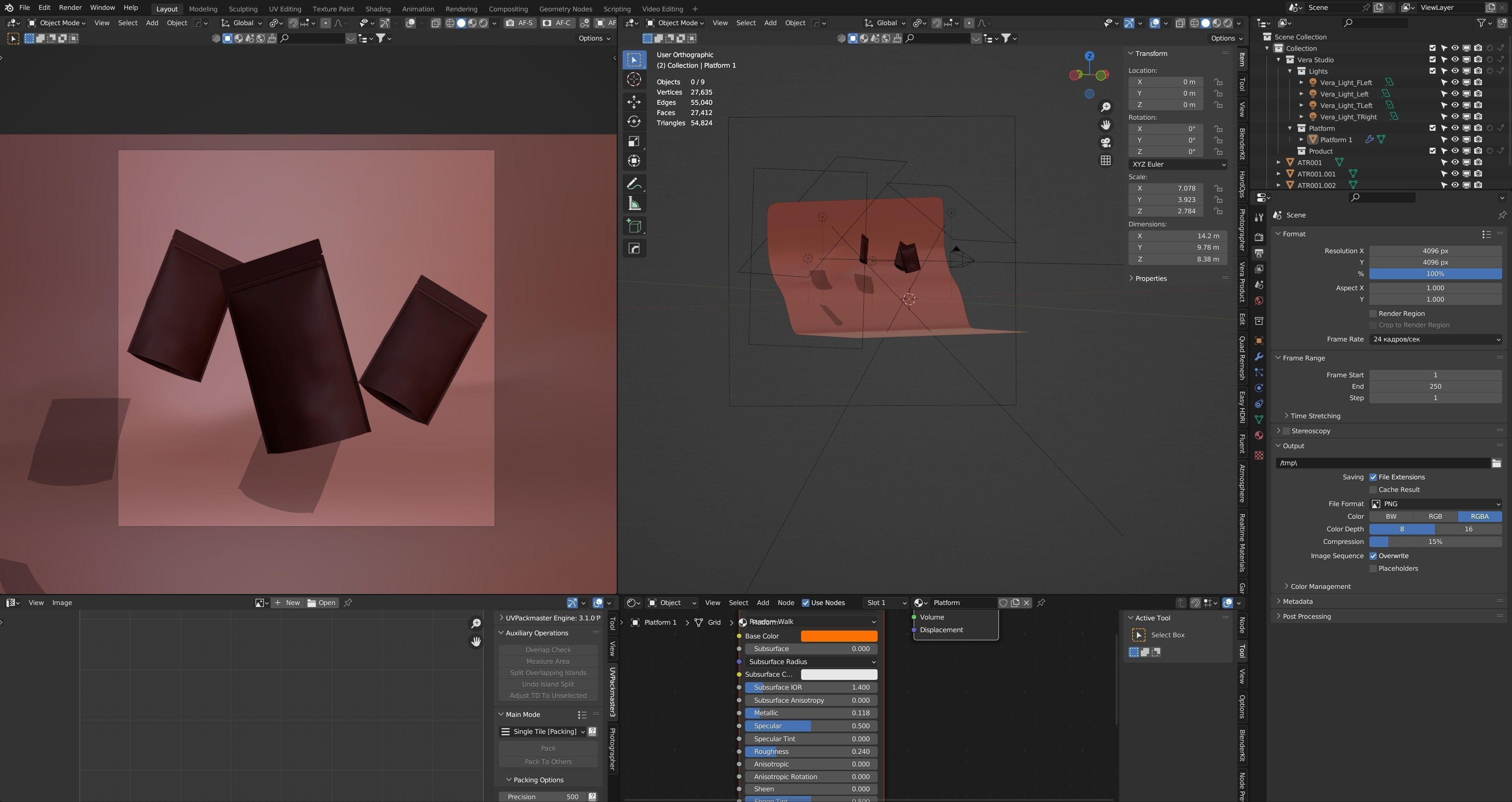 Snacks 3D model | CGTrader