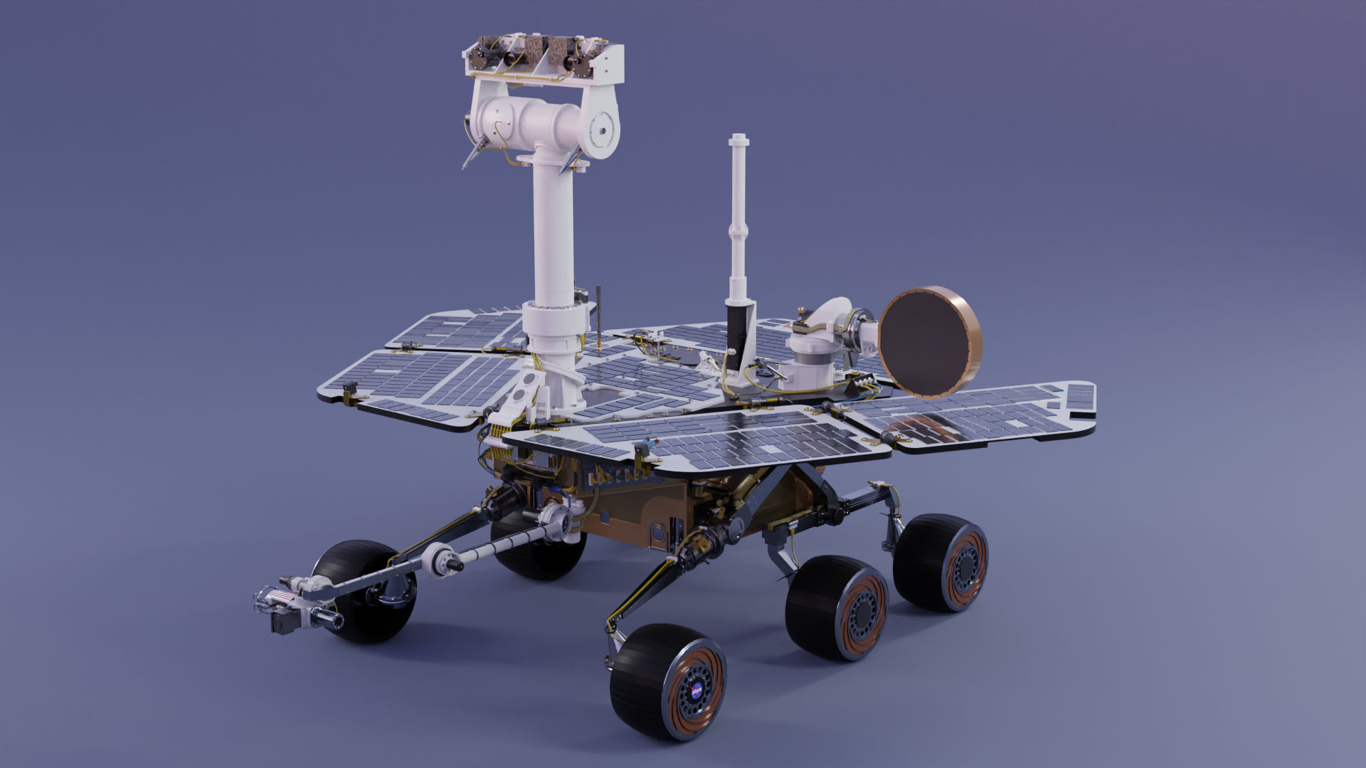 Opportunity rover 3D model | CGTrader
