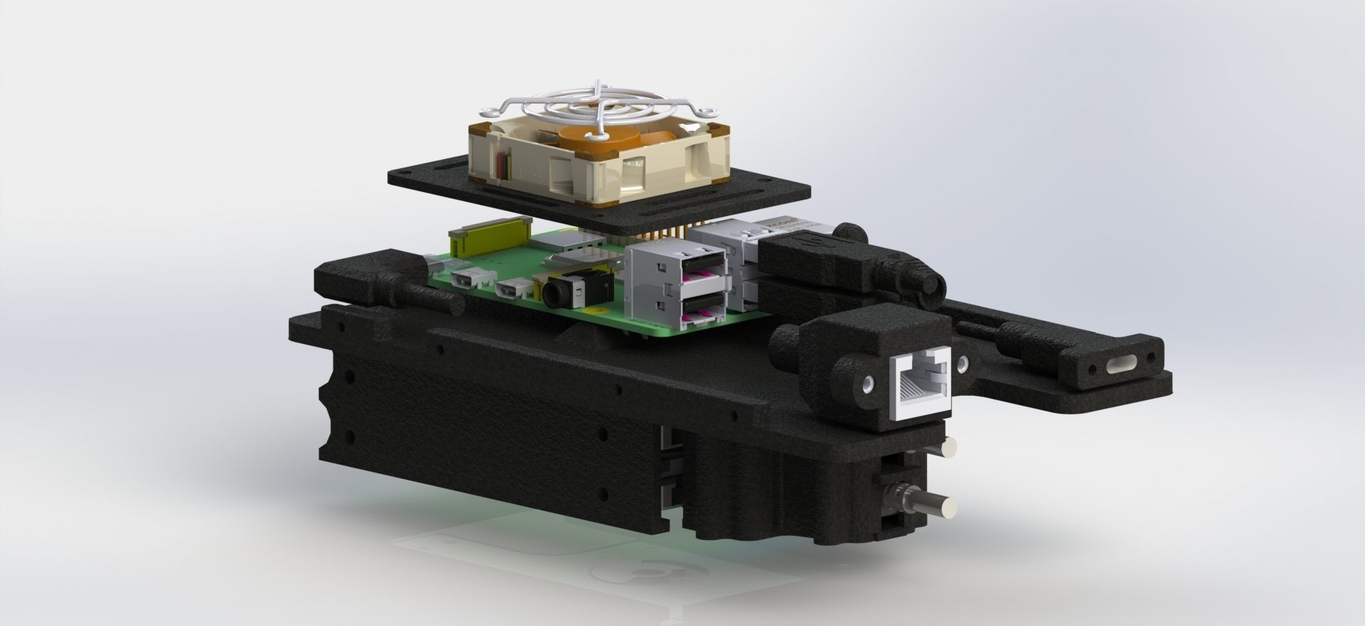 Pi-Nas case free 3D model 3D printable | CGTrader