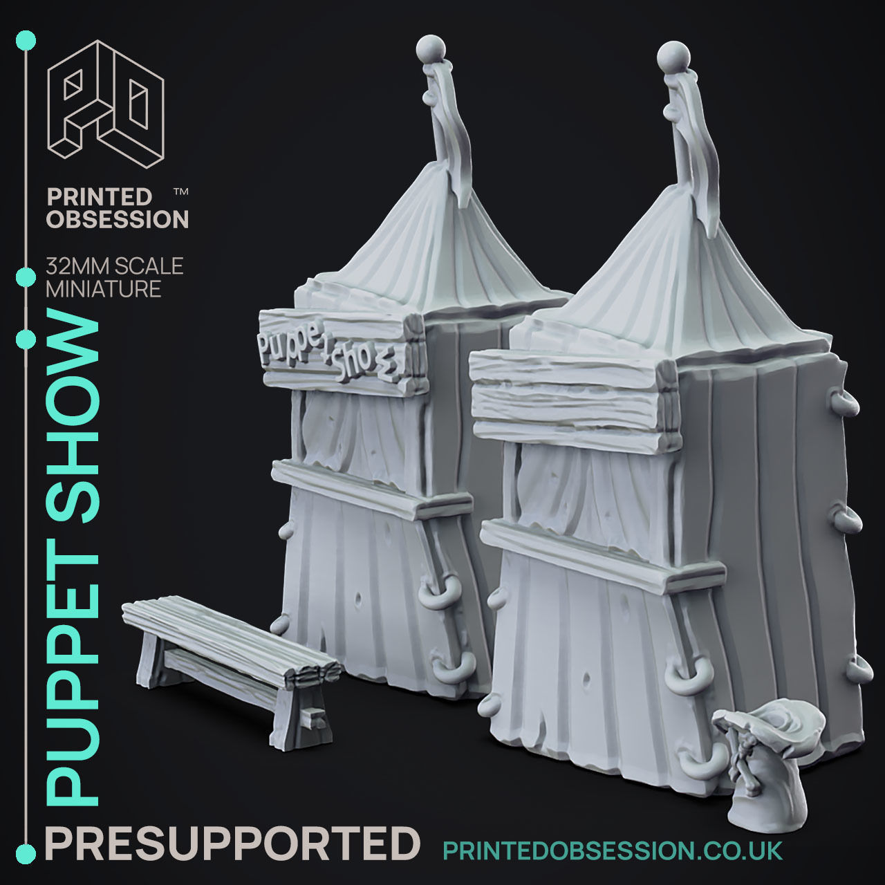 Scenery - 3D Printable TTRPG - PRESUPPORTED - 32mm Scale 3D model 3D ...