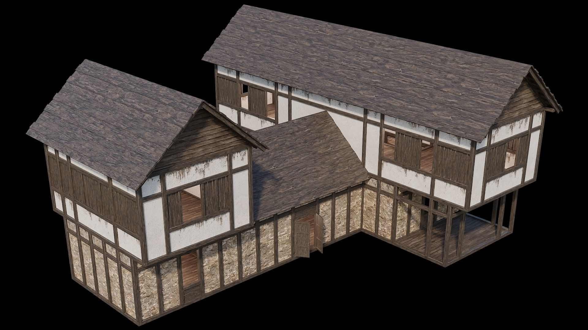 3D model Medieval Village Pack - 6 Assets - 4K Textures Game Ready VR ...