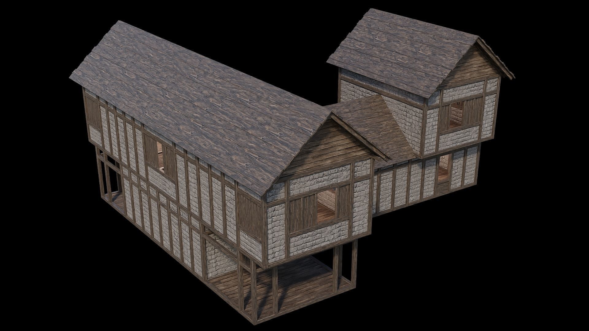3D model Medieval Village Pack - 6 Assets - 4K Textures Game Ready VR ...