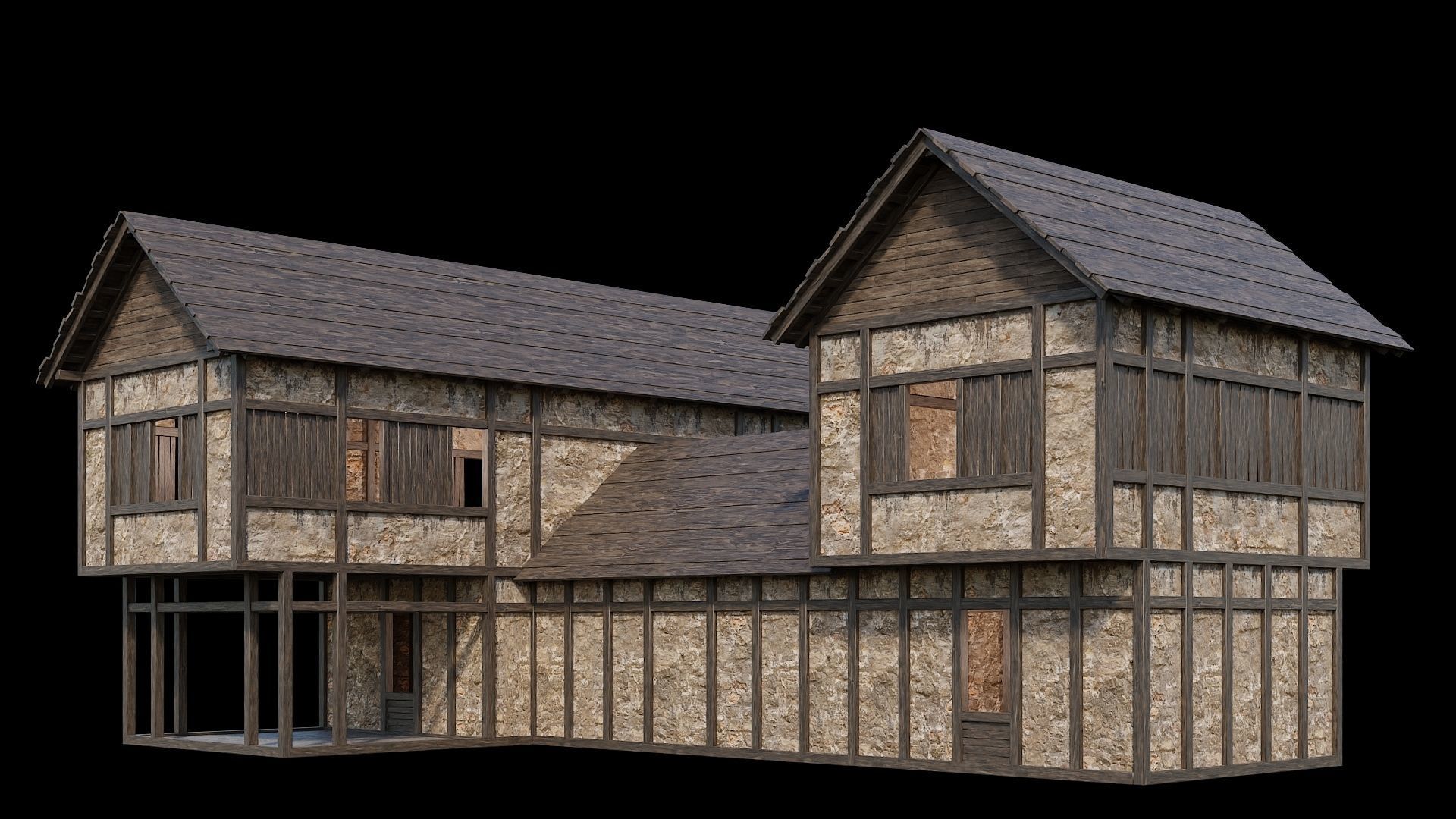 3D model Medieval Village Pack - 6 Assets - 4K Textures Game Ready VR ...