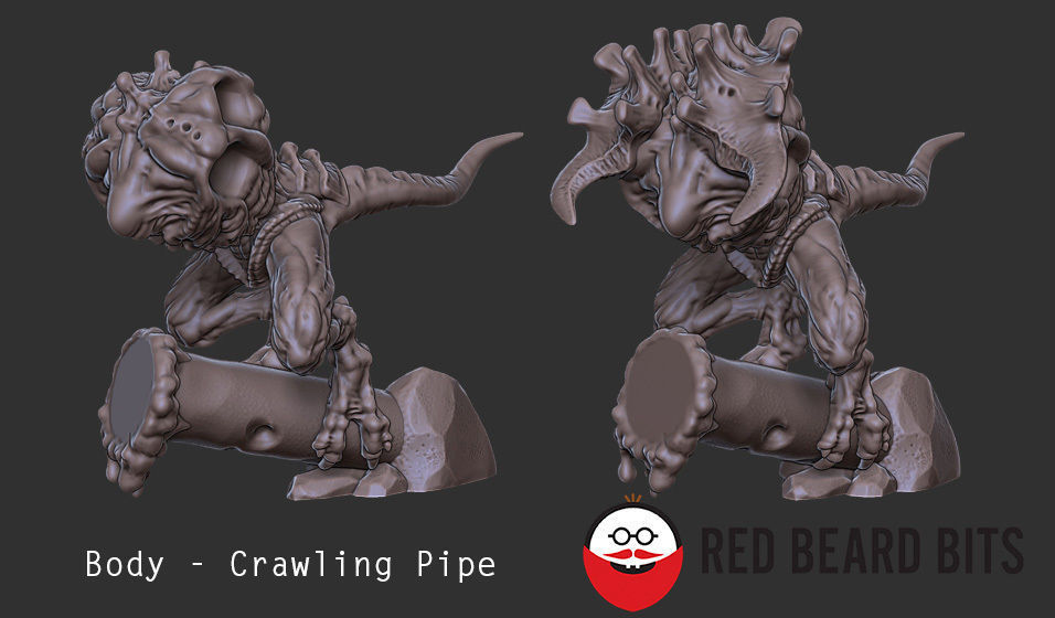 Xenoteras Ripper v2 3D model 3D printable | CGTrader