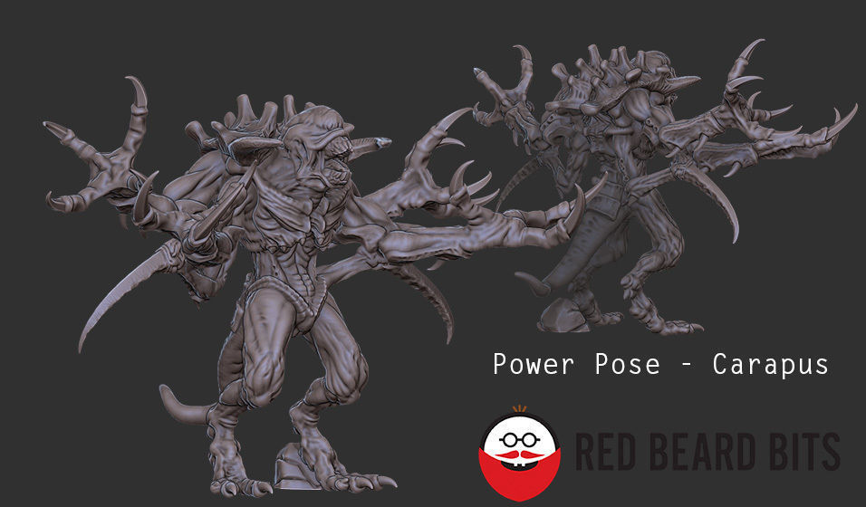 Xenoteras Ripper v2 3D model 3D printable | CGTrader