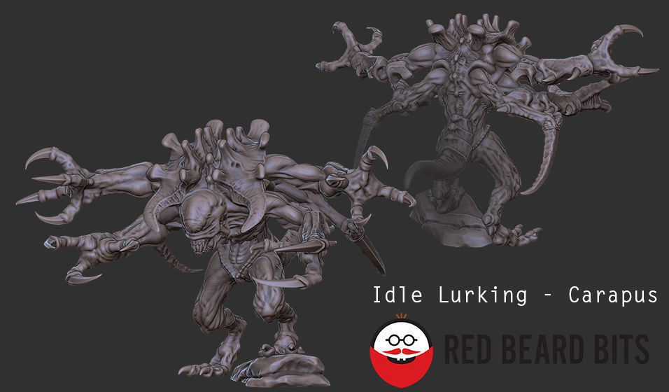 Xenoteras Ripper v2 3D model 3D printable | CGTrader