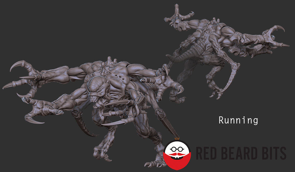 Xenoteras Ripper v2 3D model 3D printable | CGTrader