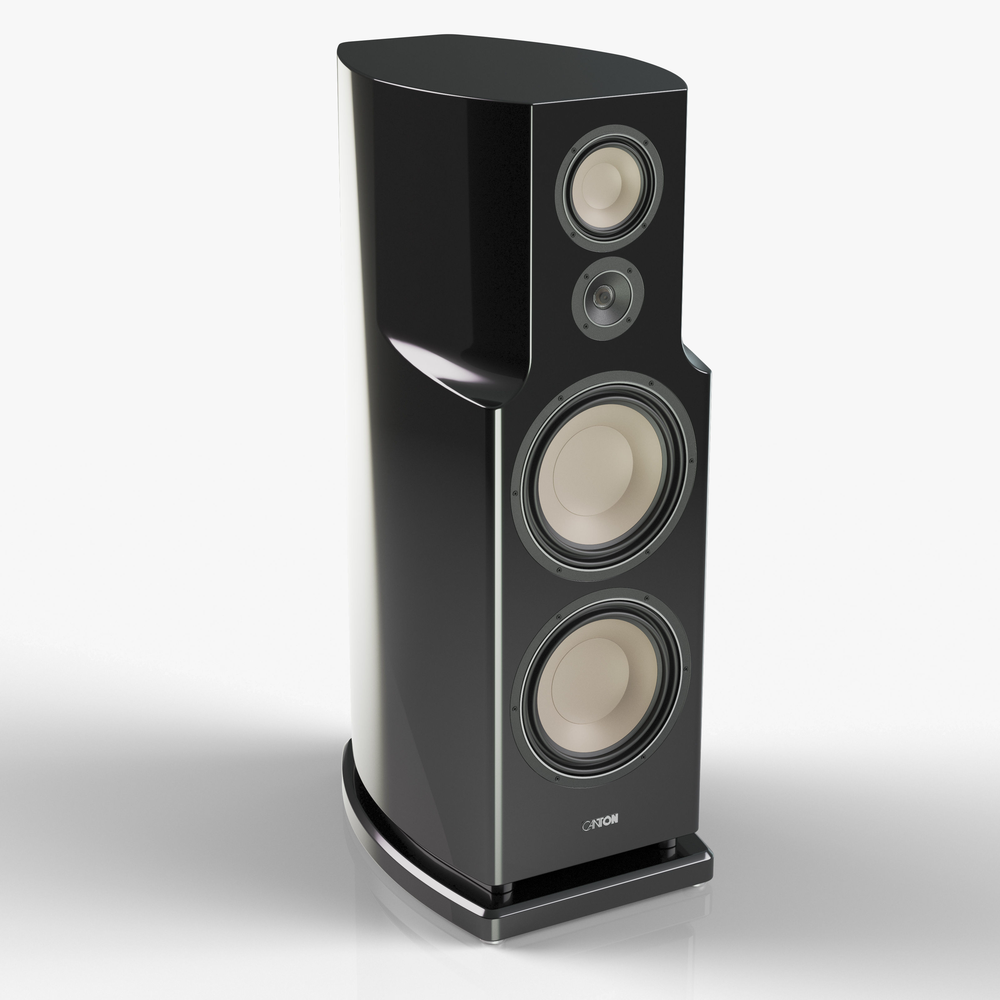 Canton Reference 1K Piano Gloss Black 3D model | CGTrader