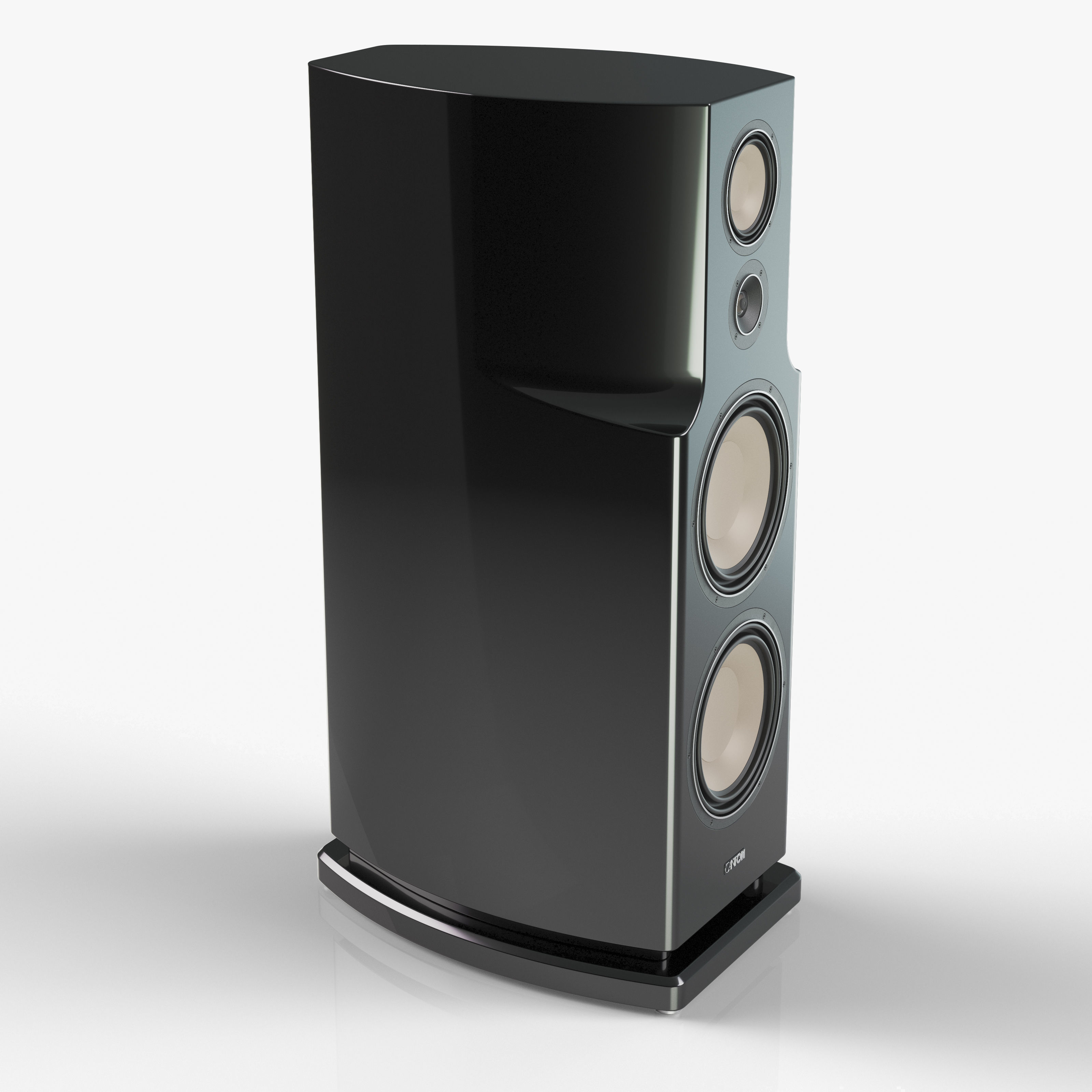 Canton Reference 1K Piano Gloss Black 3D model | CGTrader