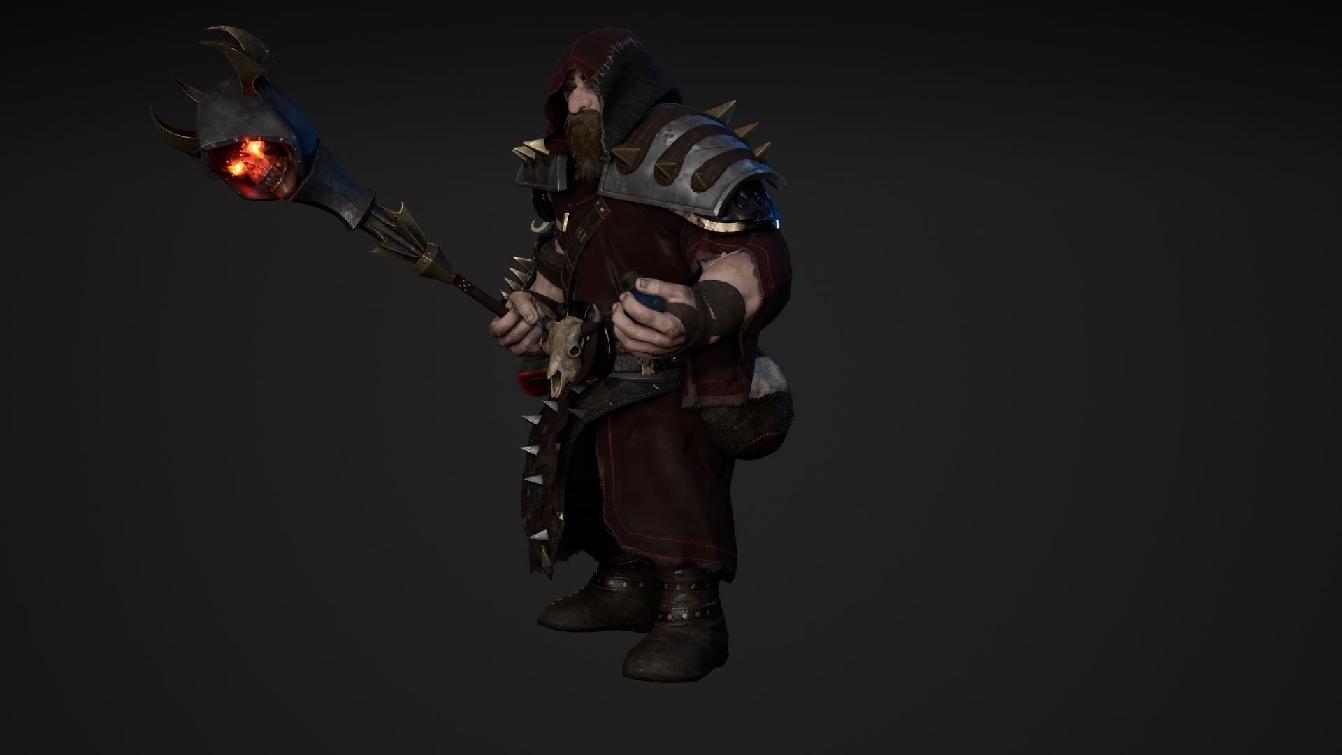 3D model Dark Dwarf VR / AR / low-poly | CGTrader