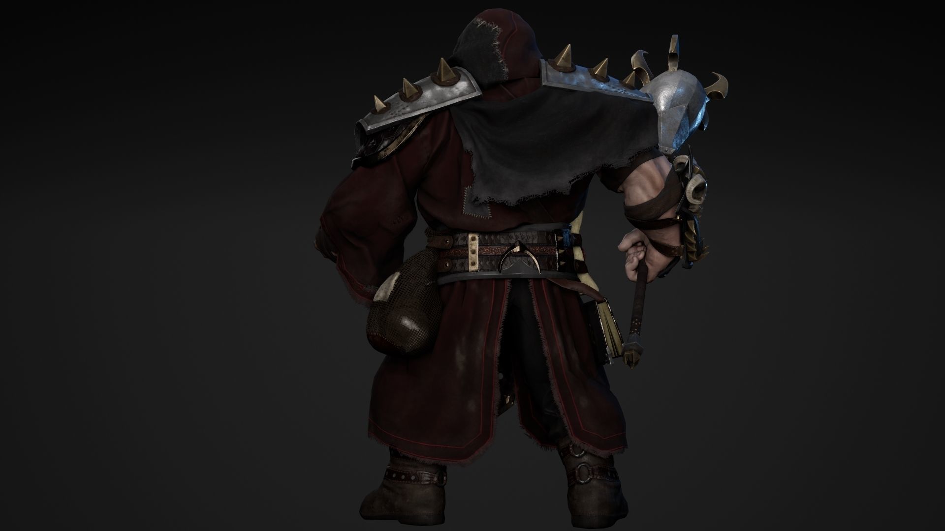 3D model Dark Dwarf VR / AR / low-poly | CGTrader