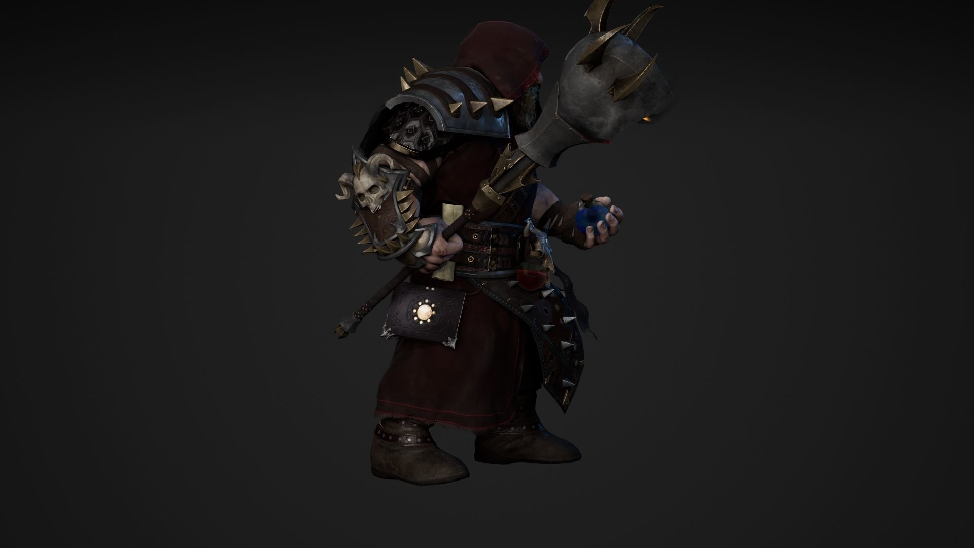 3D model Dark Dwarf VR / AR / low-poly | CGTrader