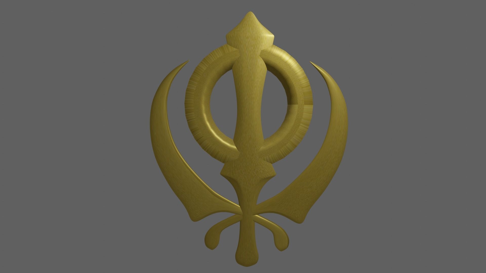 khanda free 3D model | CGTrader