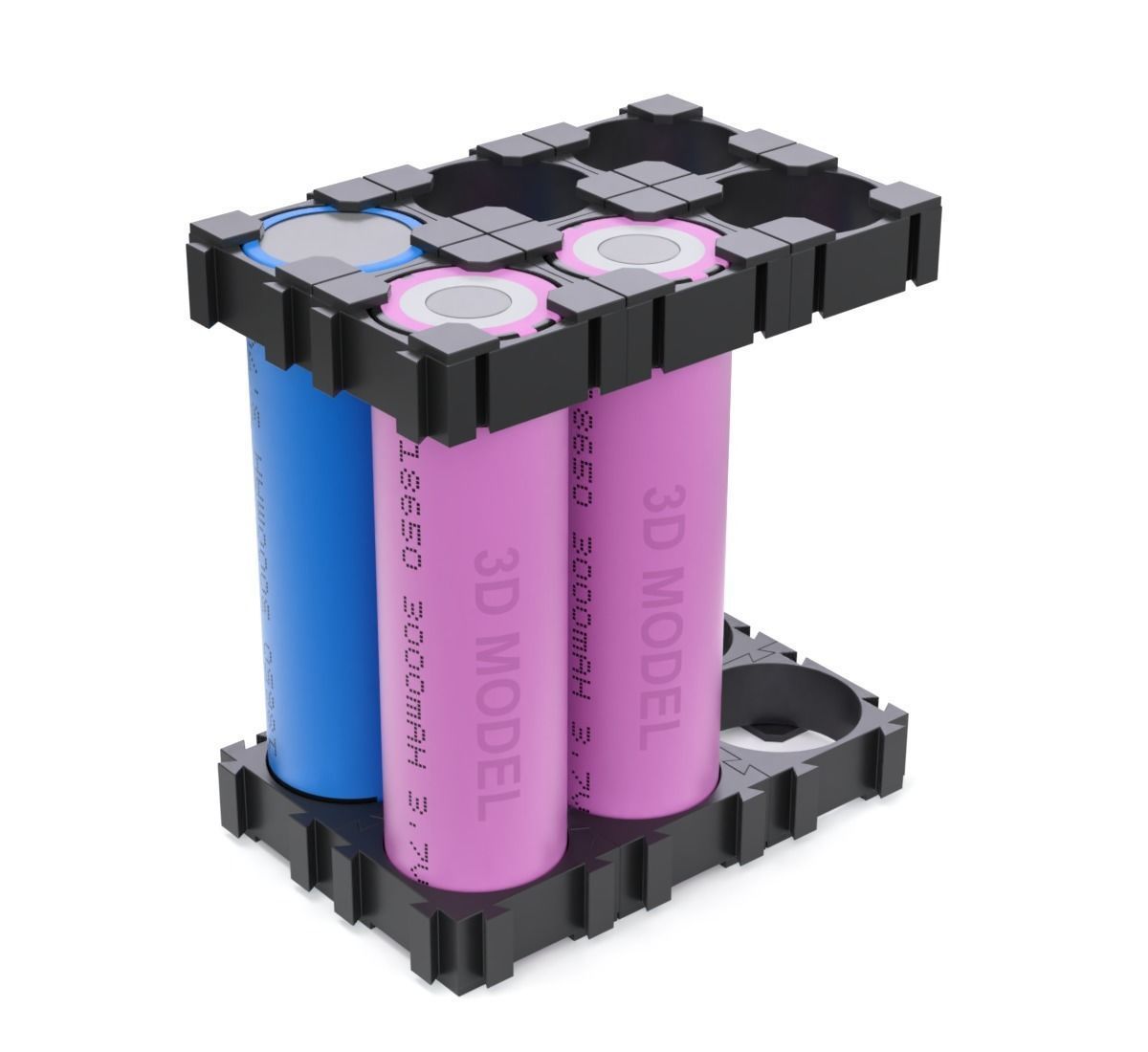 Customizable Battery Pack 3D model | CGTrader