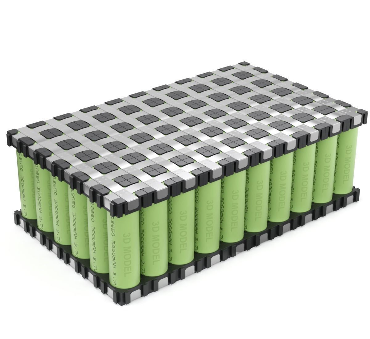 Customizable Battery Pack 3D model | CGTrader