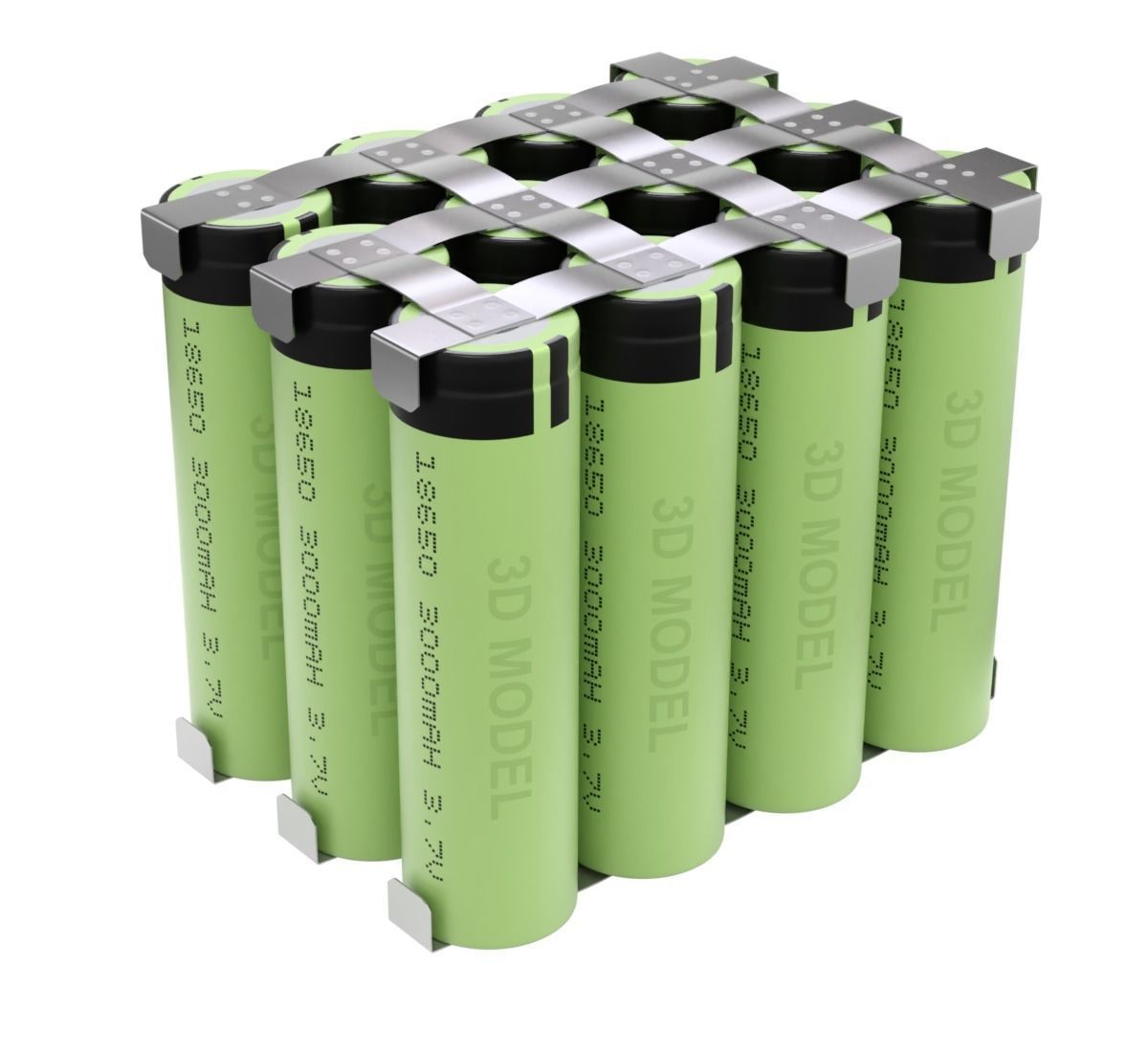 Customizable Battery Pack 3D model | CGTrader