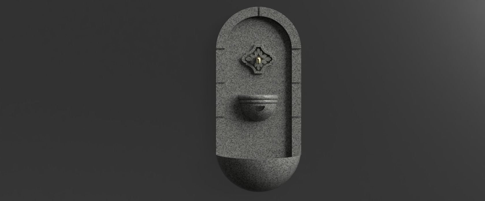 3D Decor fountain for 3D print or 3D scene 3D model 3D printable | CGTrader