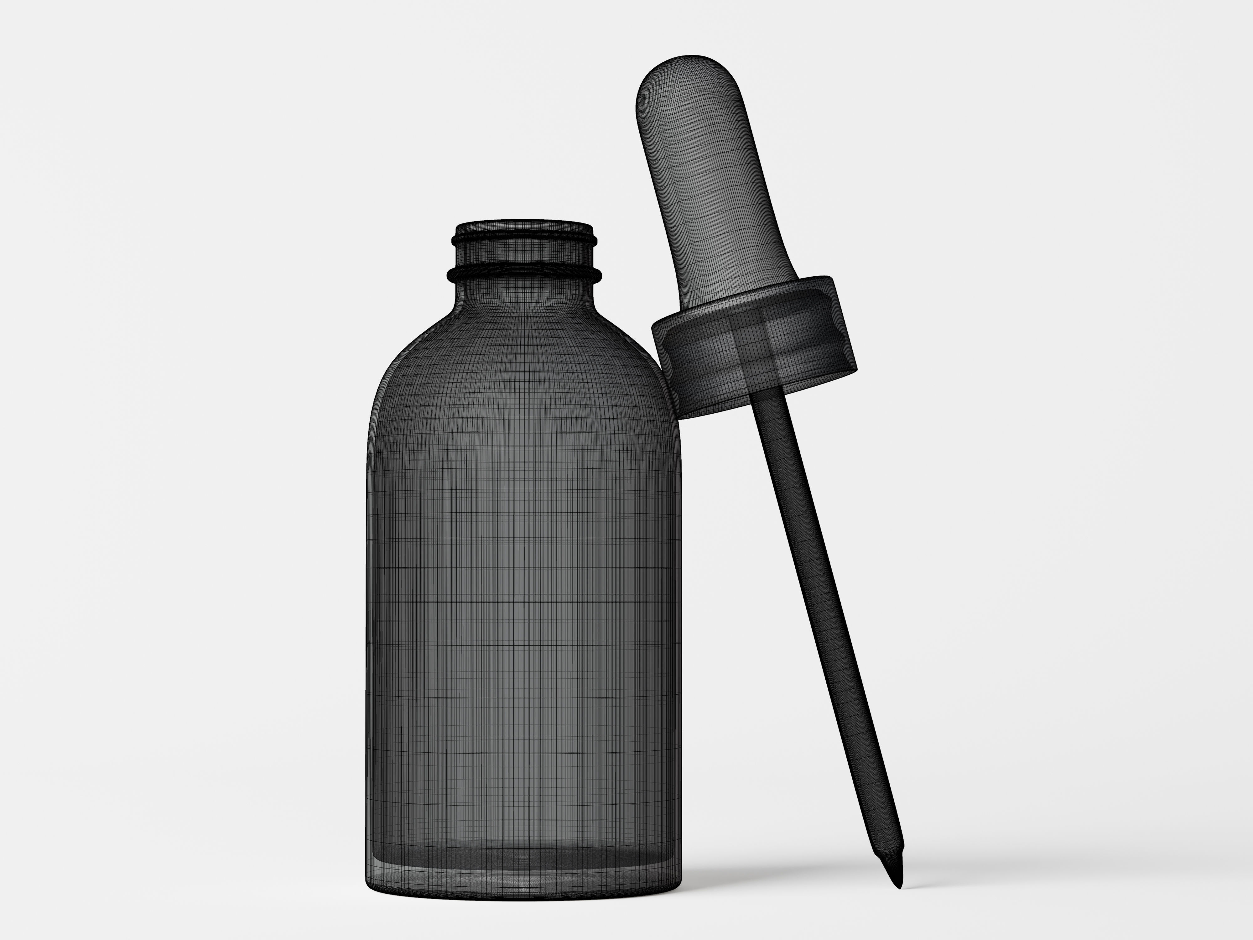 3D model Cosmetic Dropper Bottle Packaging VR / AR / low-poly | CGTrader