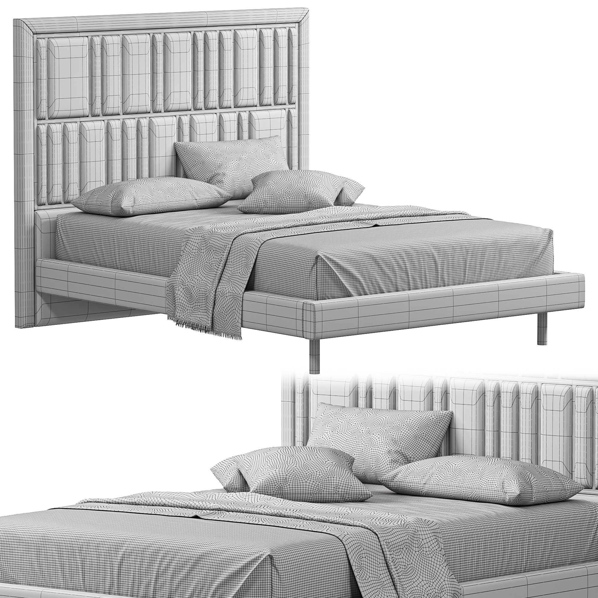 NERUDA Bed By Casamagna 3D model | CGTrader