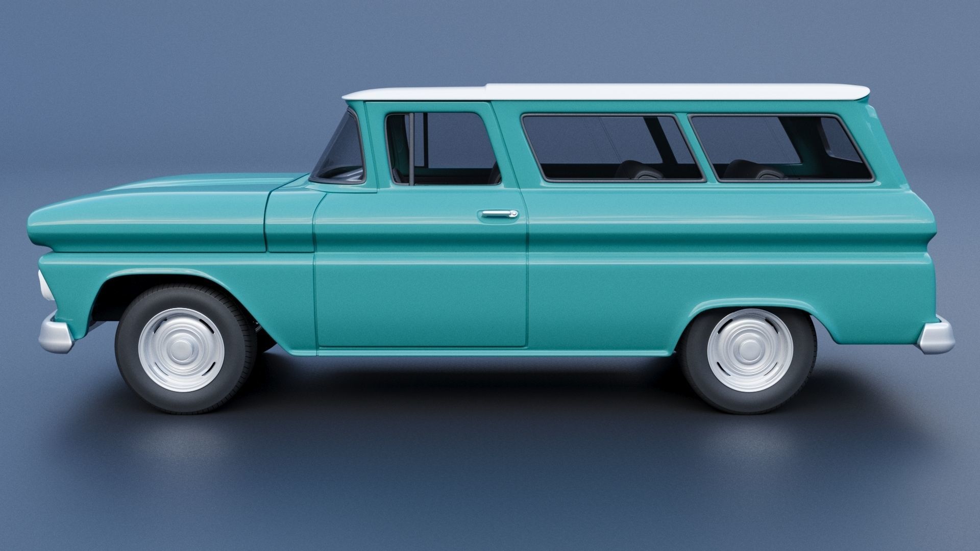 Chevrolet Suburban 1961 3D model 3D printable | CGTrader