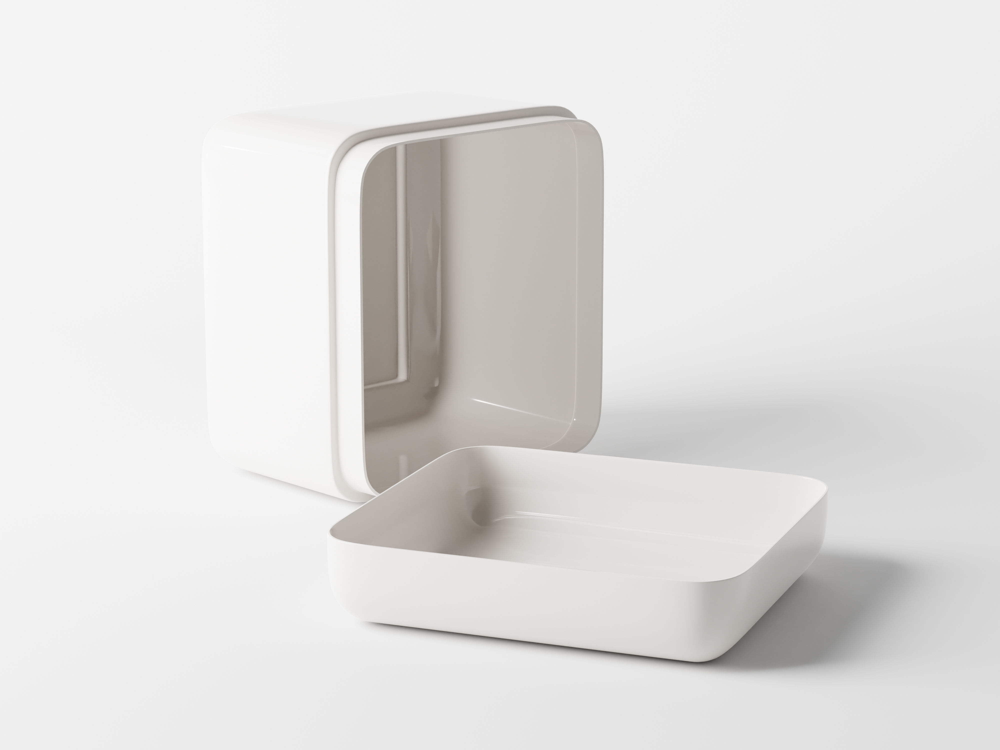 3D model Cube Jar for Cosmetic Packaging VR / AR / low-poly | CGTrader