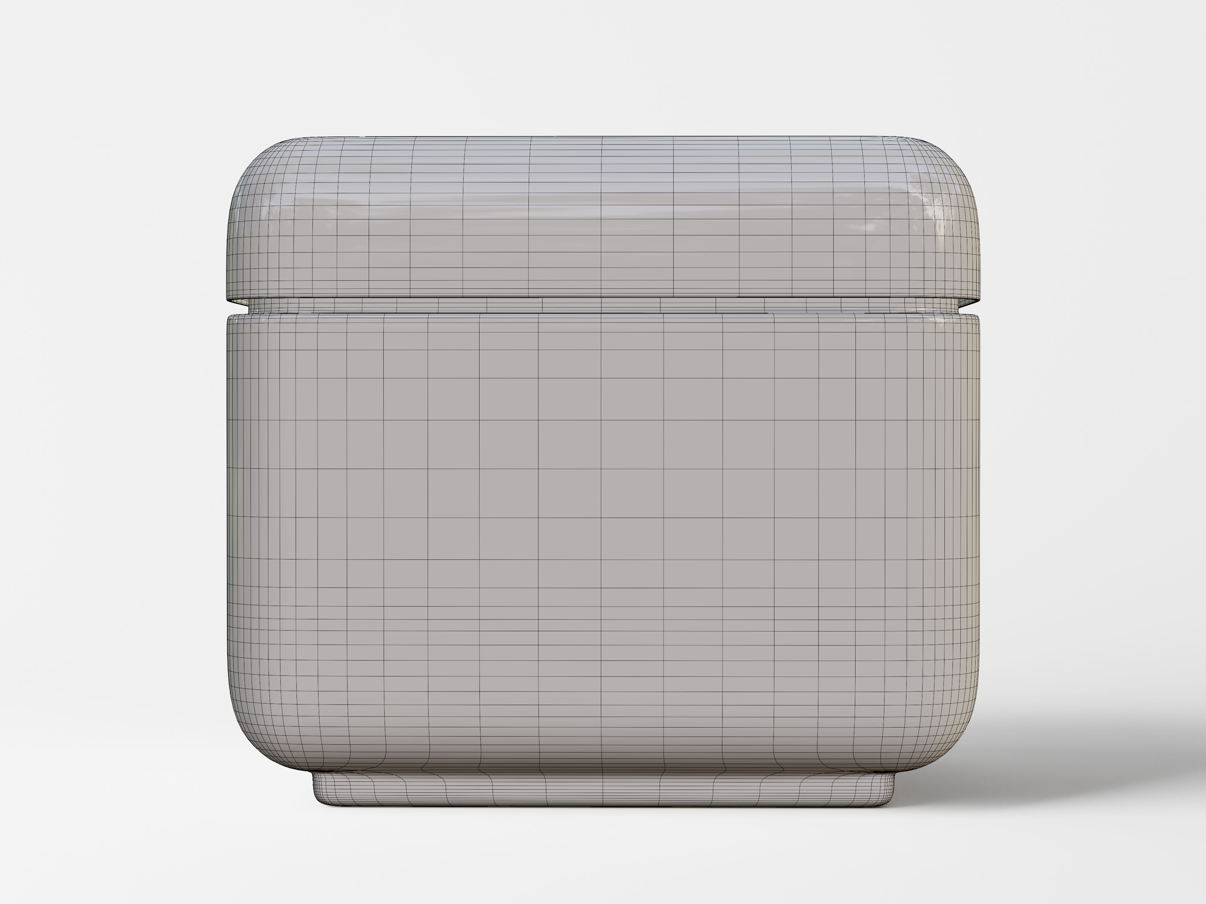 3D model Cube Jar for Cosmetic Packaging VR / AR / low-poly | CGTrader