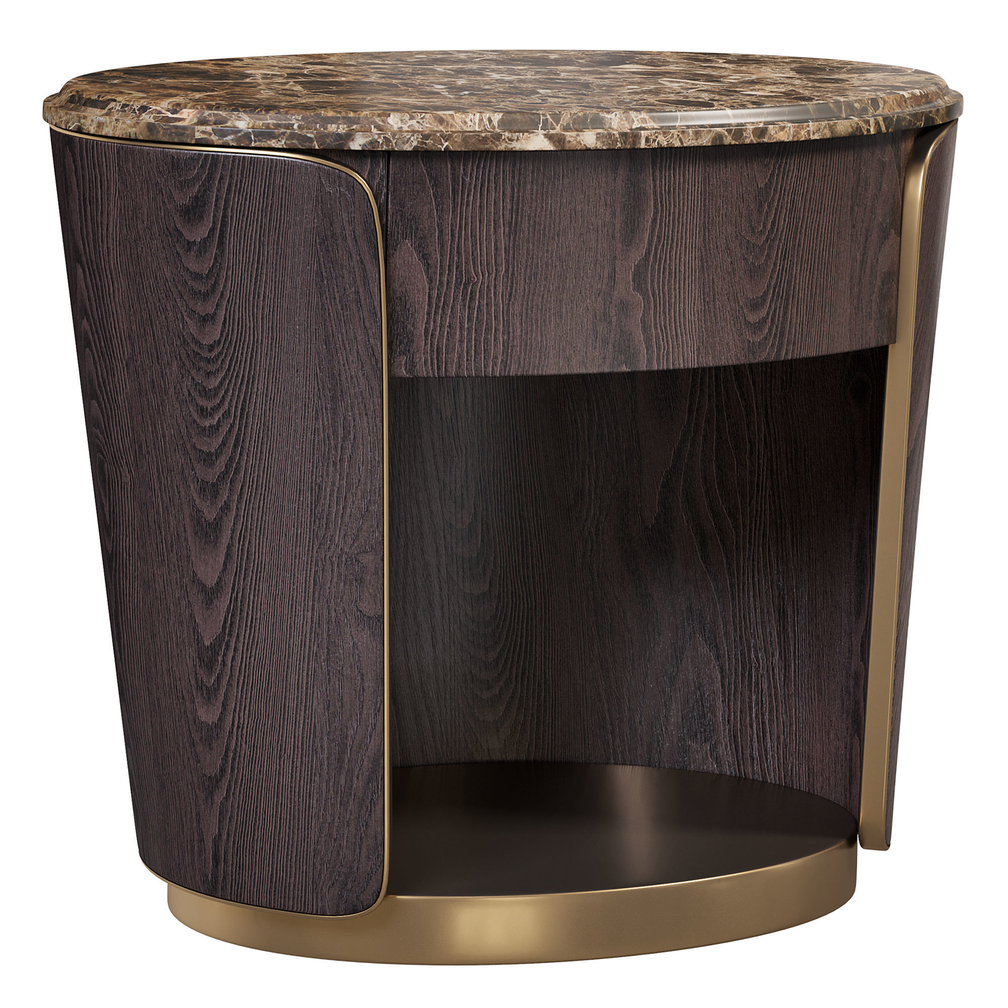 armour oval bedside table by luxdeco 3D model | CGTrader