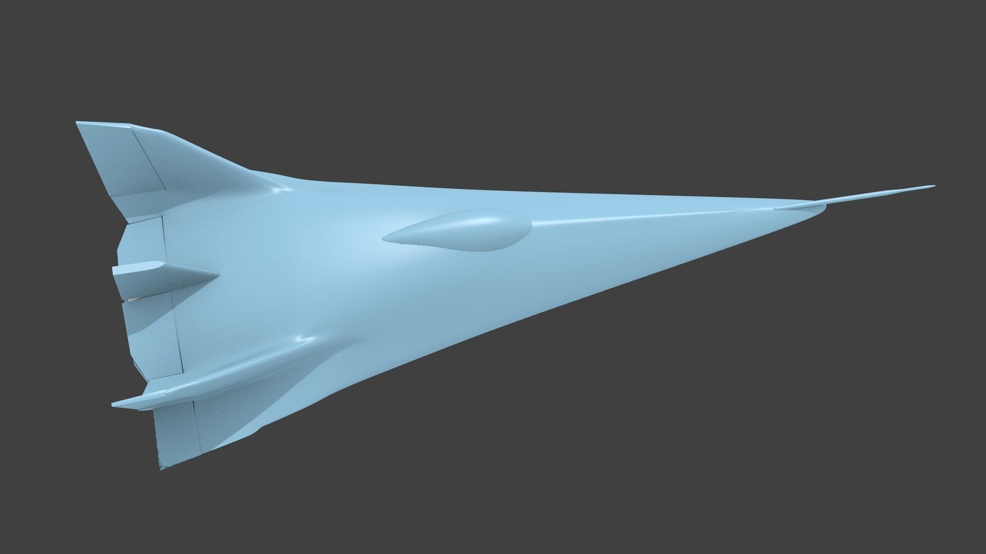 x-24b lifting body 3D model 3D printable | CGTrader