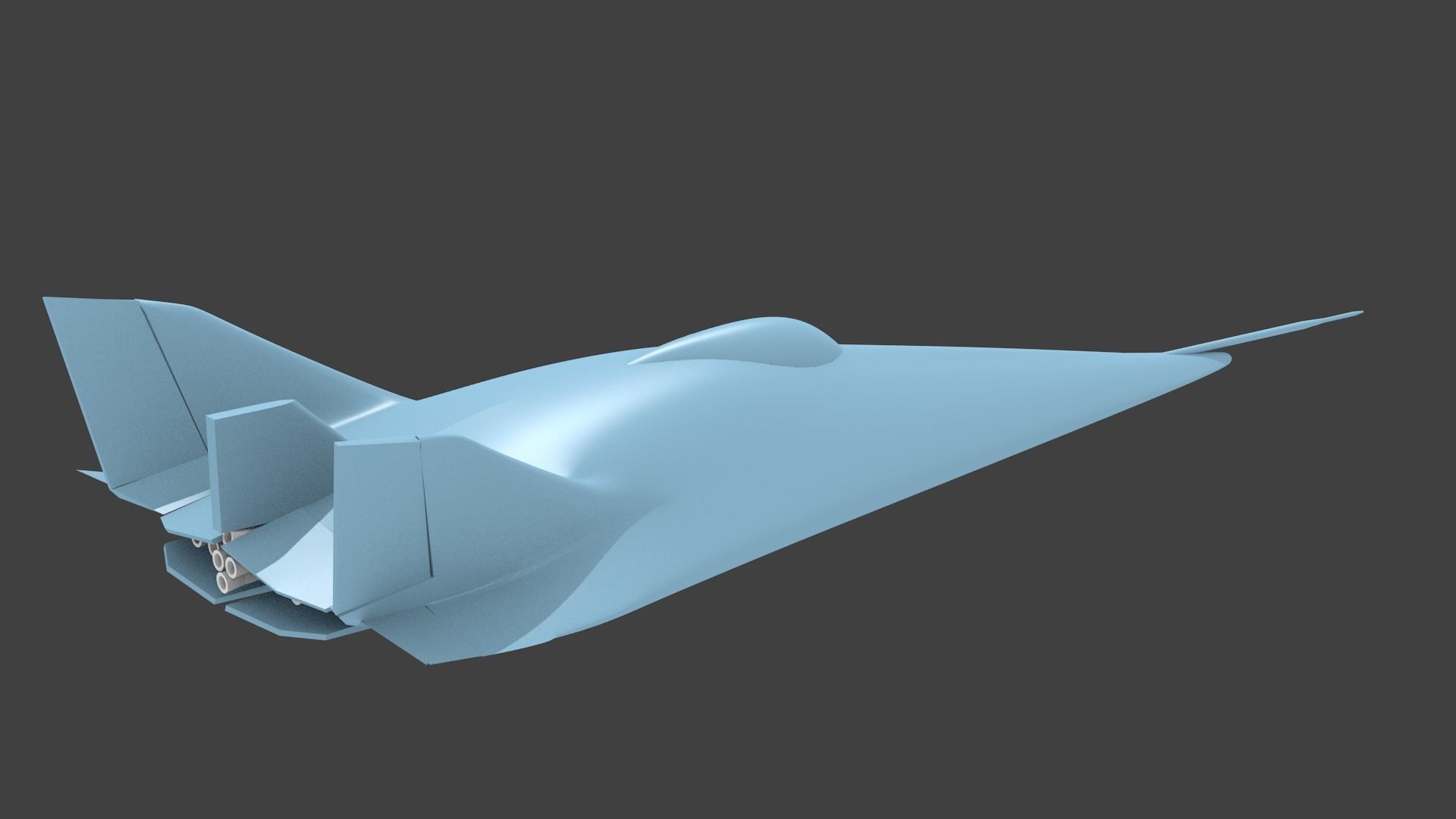 x-24b lifting body 3D model 3D printable | CGTrader