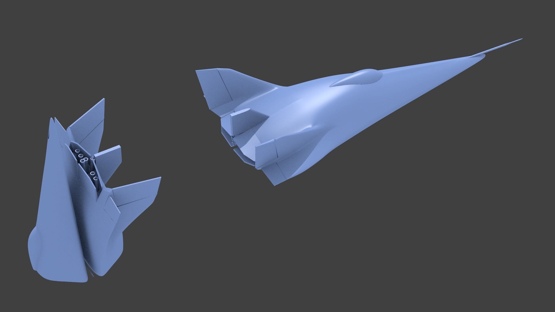x-24b lifting body 3D model 3D printable | CGTrader