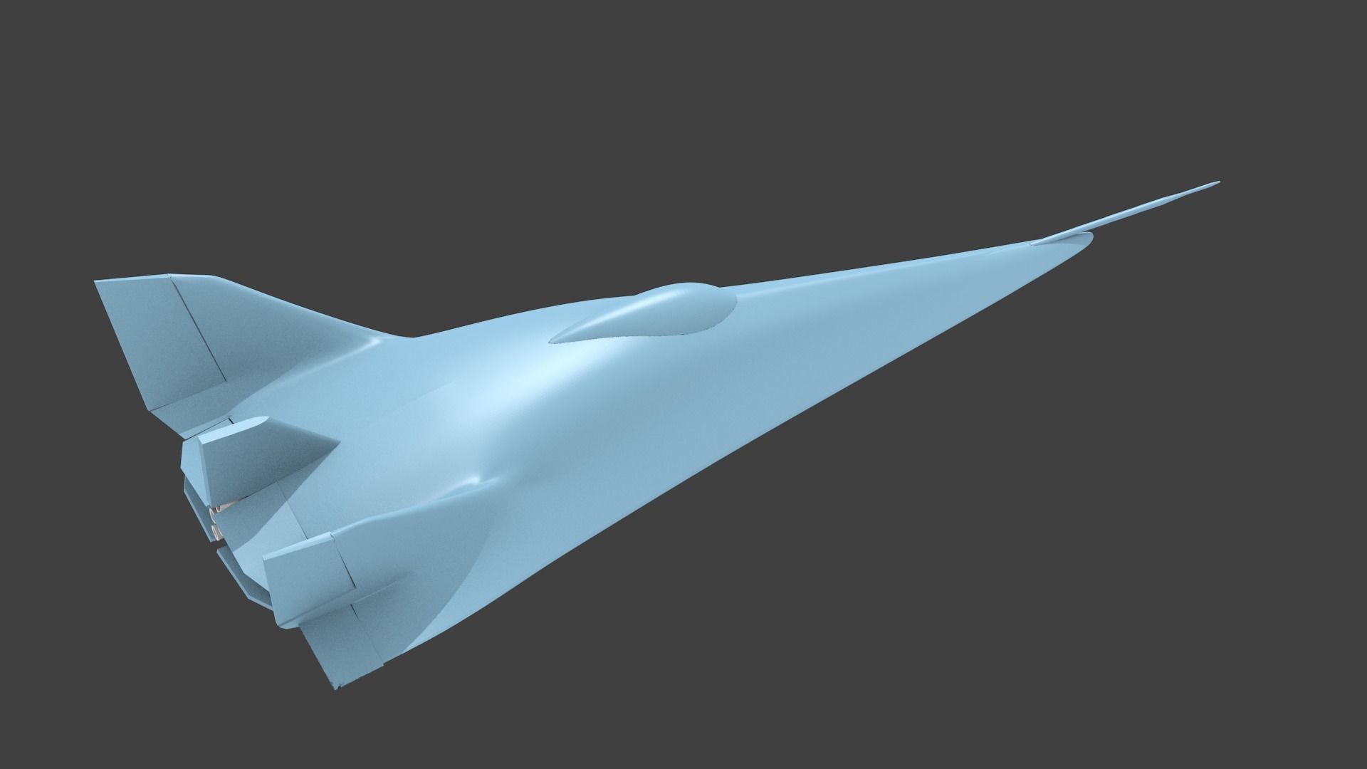 x-24b lifting body 3D model 3D printable | CGTrader
