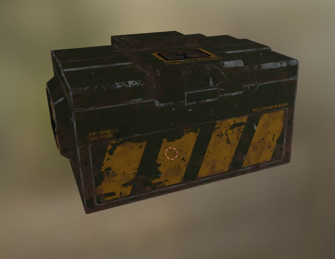 3D model realistic ammo box VR / AR / low-poly | CGTrader