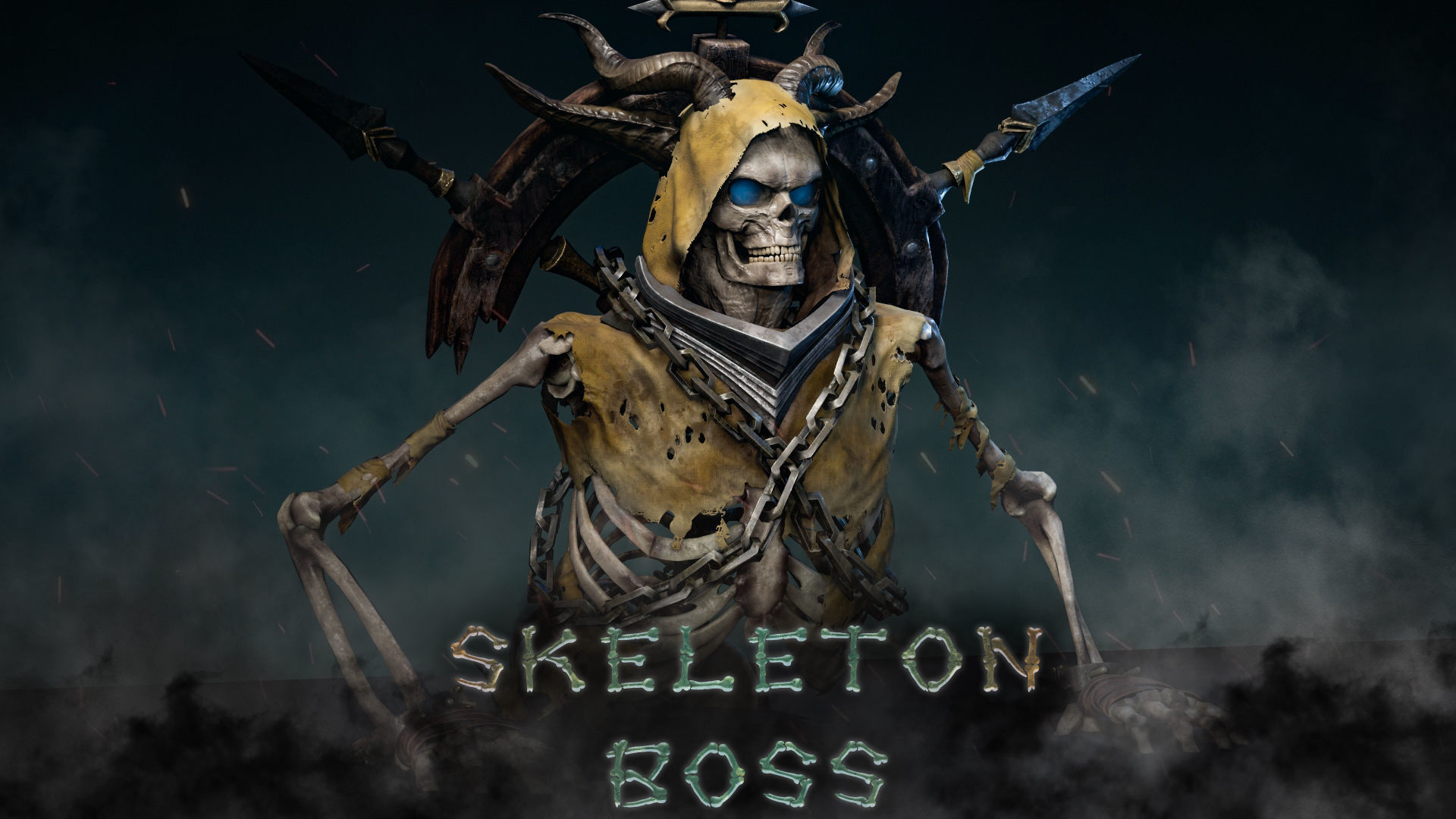 3D model Skeleton Boss VR / AR / low-poly | CGTrader