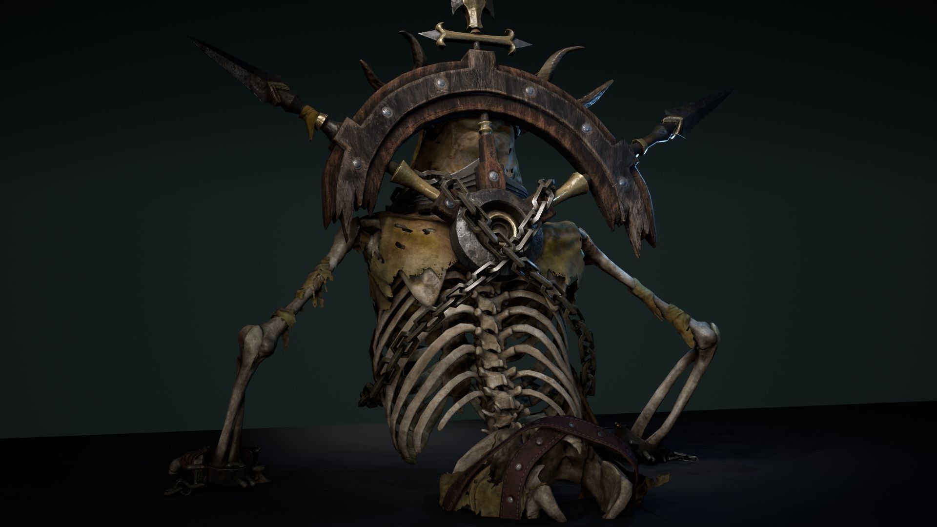 3D model Skeleton Boss VR / AR / low-poly | CGTrader