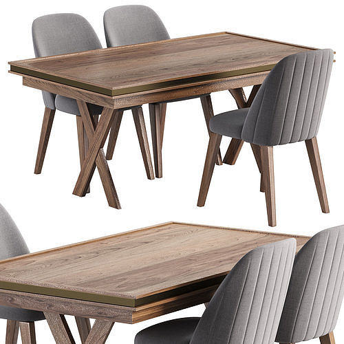 Kyoto Extendable dining table by Atmacha 3D model | CGTrader