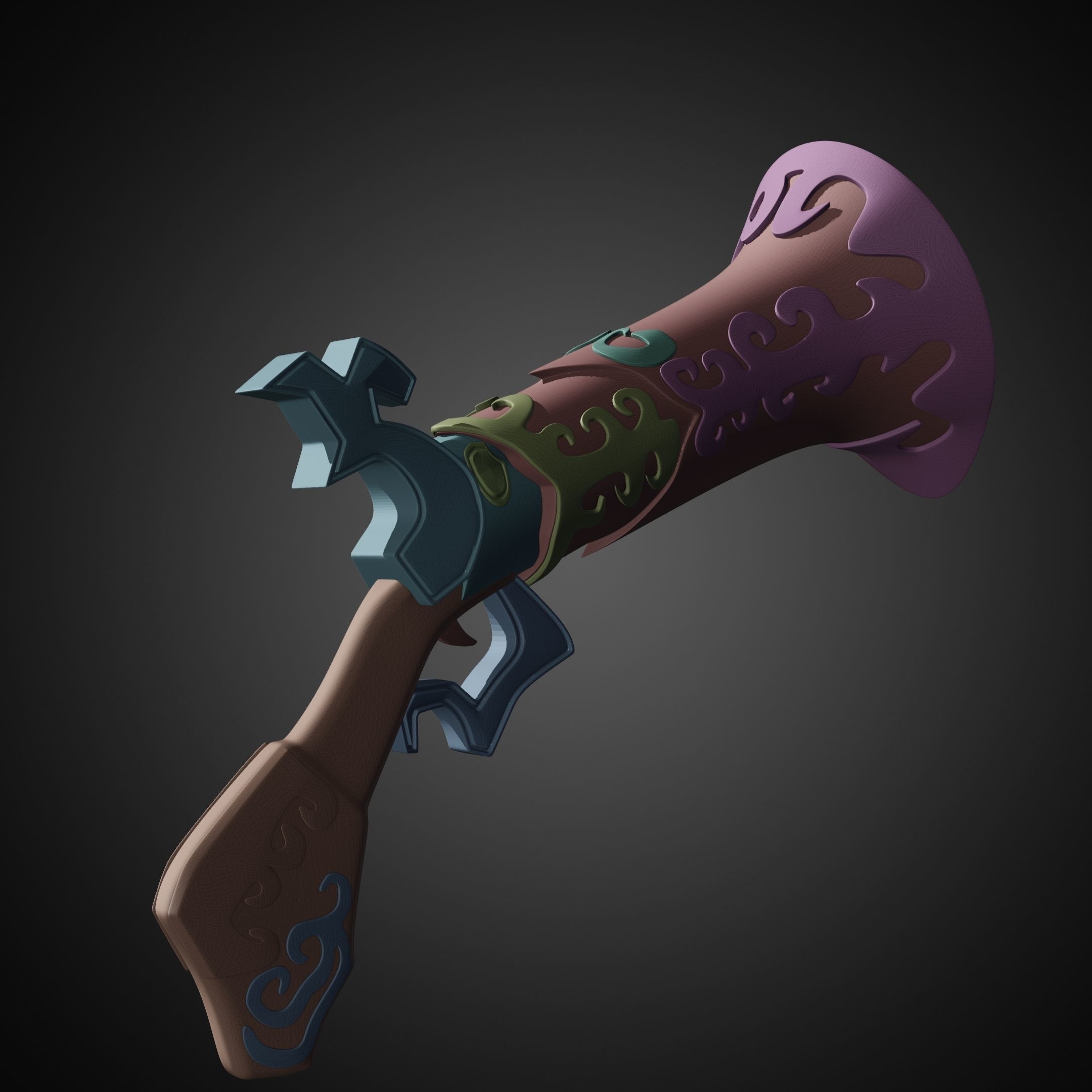 League of Legends Miss Fortune Gun for Cosplay 3D model 3D printable ...