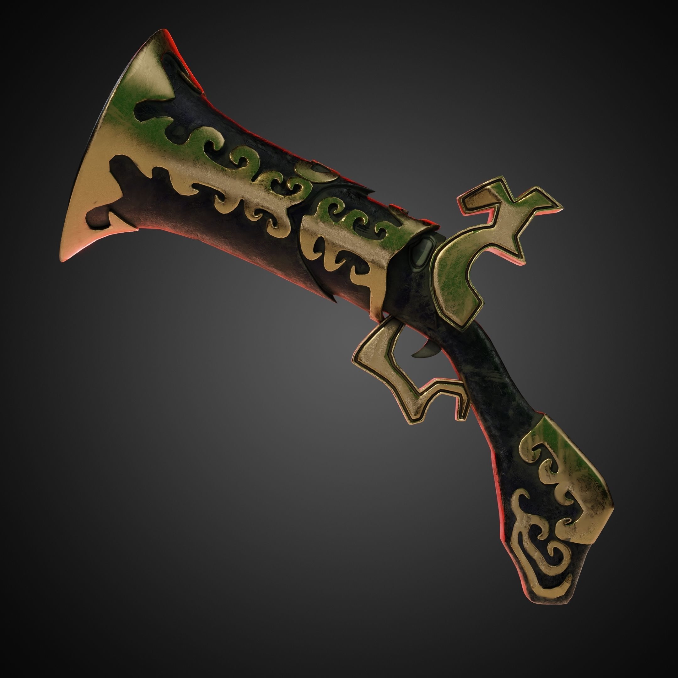 League of Legends Miss Fortune Gun for Cosplay 3D model 3D printable ...
