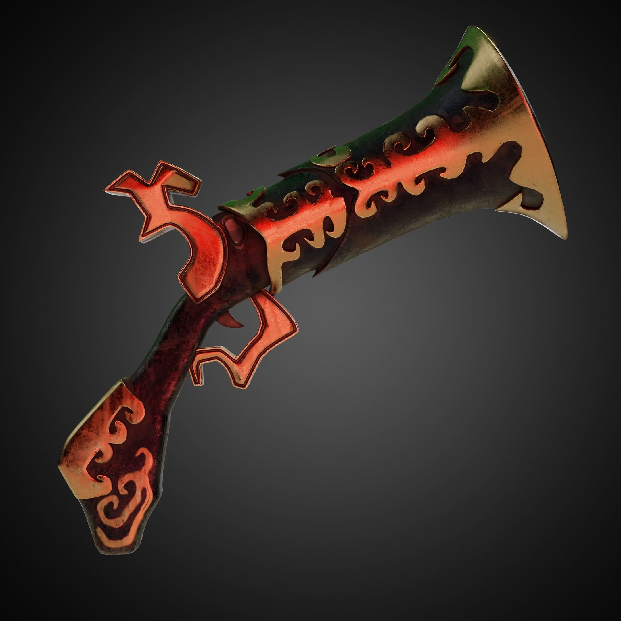 League of Legends Miss Fortune Gun for Cosplay 3D model 3D printable ...