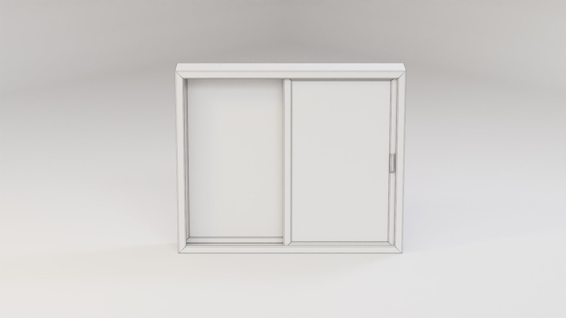 3D model Sliding Glass Window VR / AR / low-poly | CGTrader