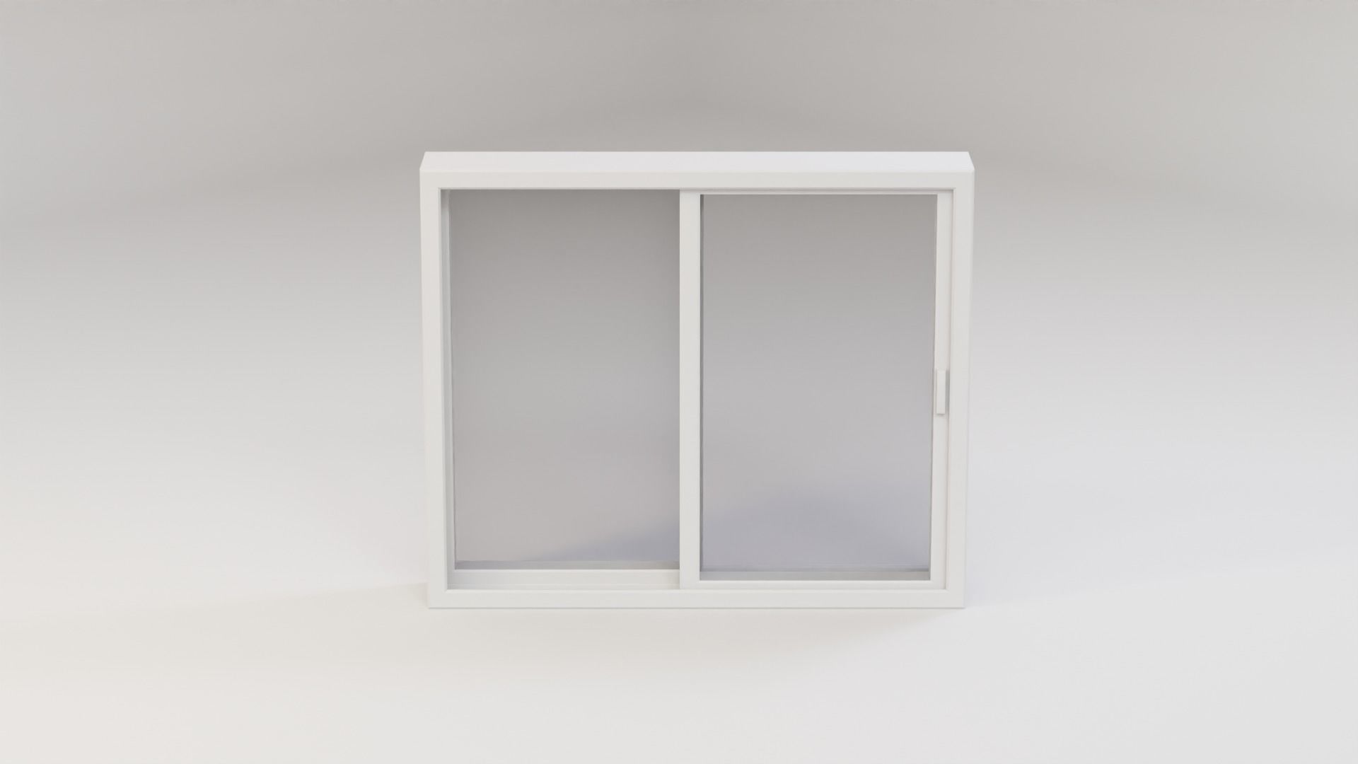 3D model Sliding Glass Window VR / AR / low-poly | CGTrader