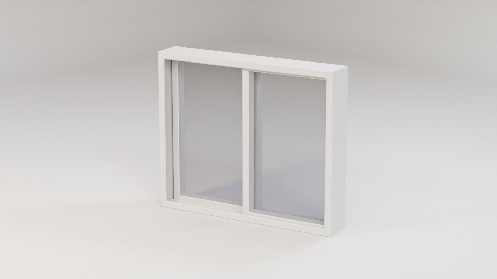 3D model Sliding Glass Window VR / AR / low-poly | CGTrader