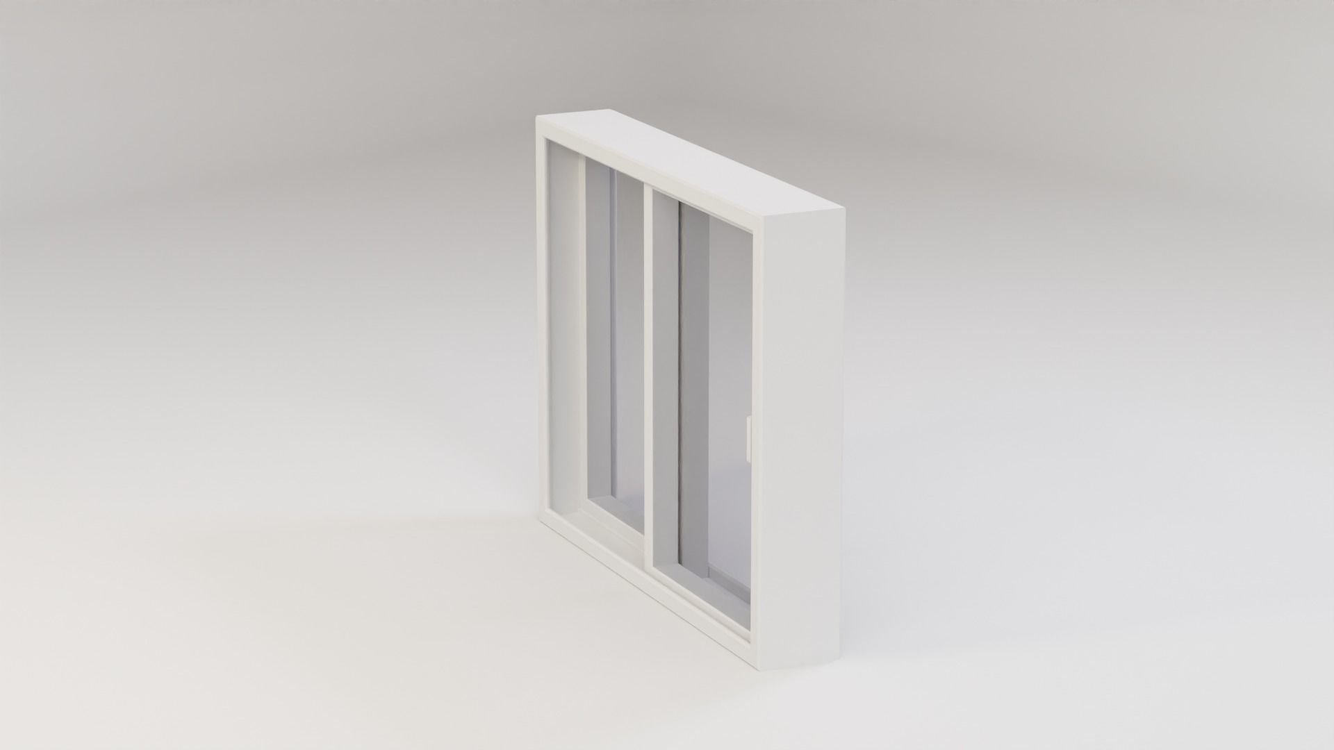3D model Sliding Glass Window VR / AR / low-poly | CGTrader