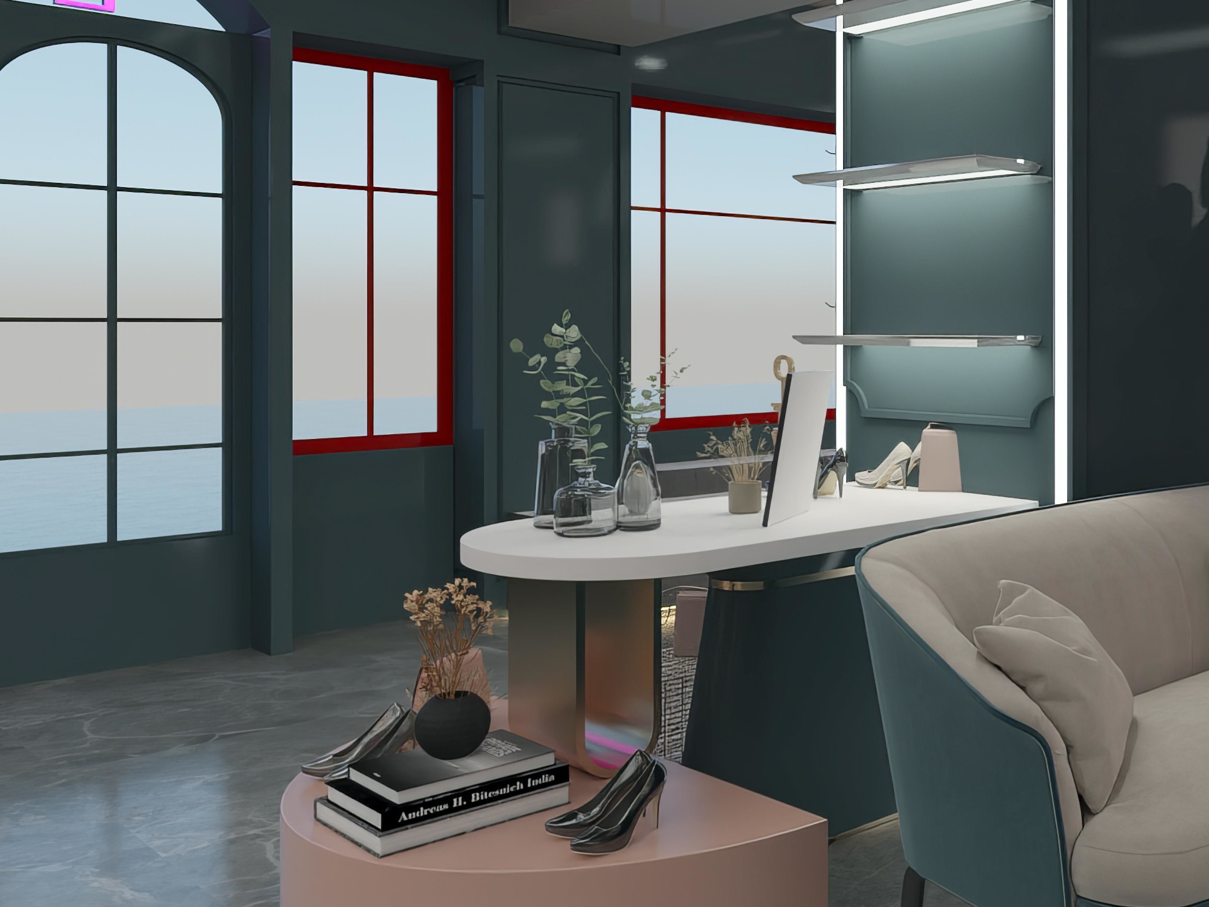 shoe Modern store 3D model | CGTrader