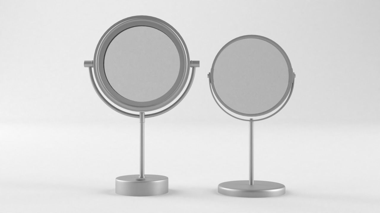 2 Table mirrors 3D model | CGTrader