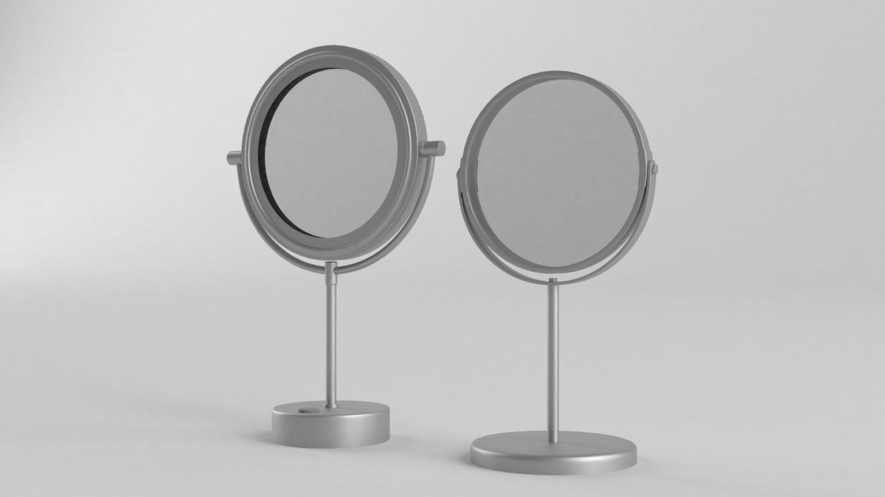 2 Table mirrors 3D model | CGTrader