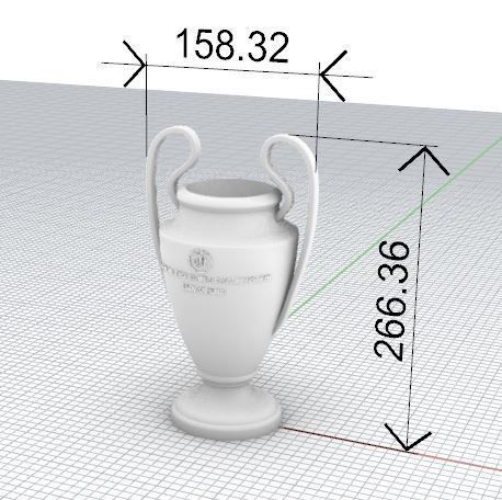 Copa Champions leage 3D model 3D printable | CGTrader