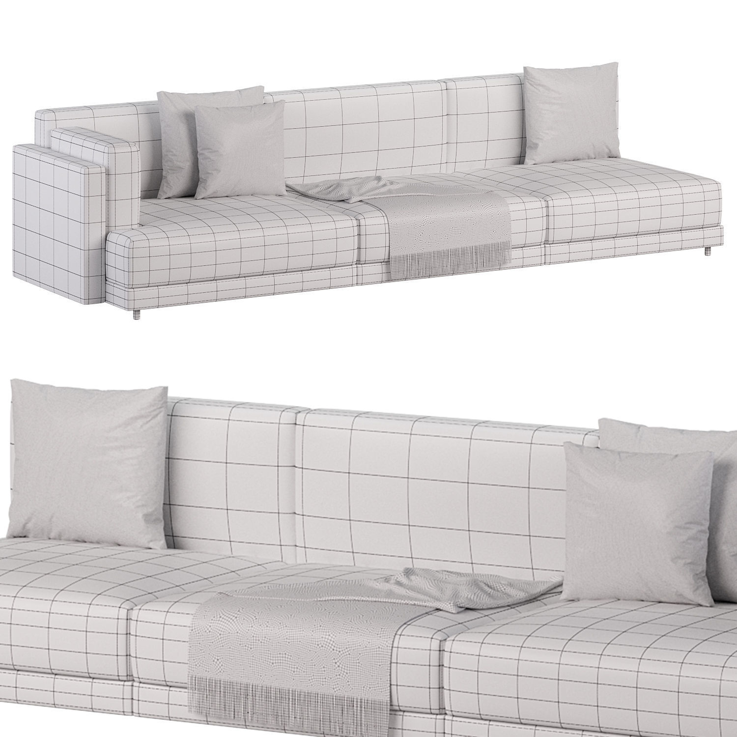 Family lounge Sofa Living Divani 3D model | CGTrader