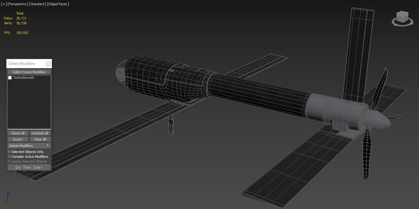 AeroVironment Switchblade 600 Predator Drone Missile 3D model | CGTrader