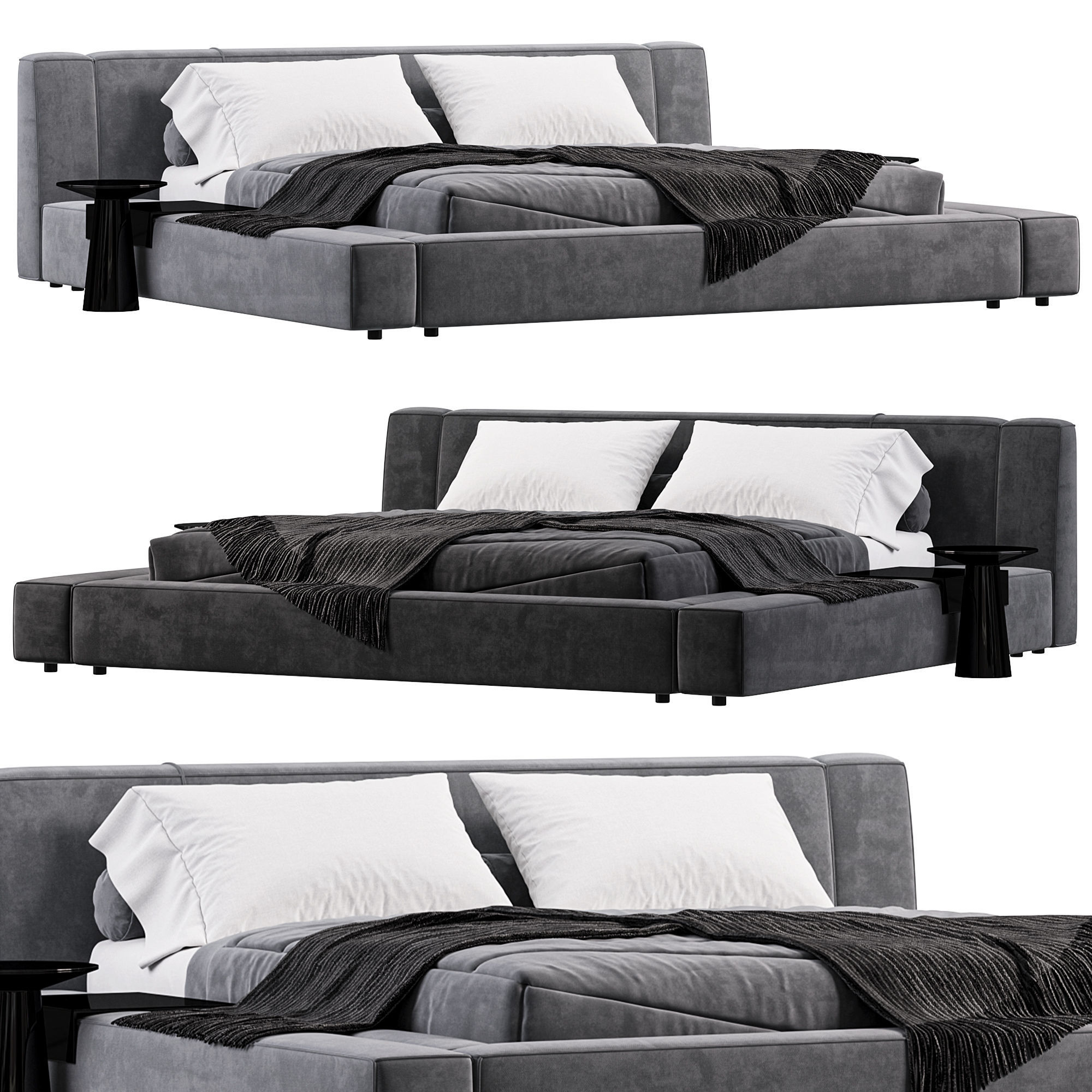 Porter Bed By Reve Concepts Collection 3D model | CGTrader